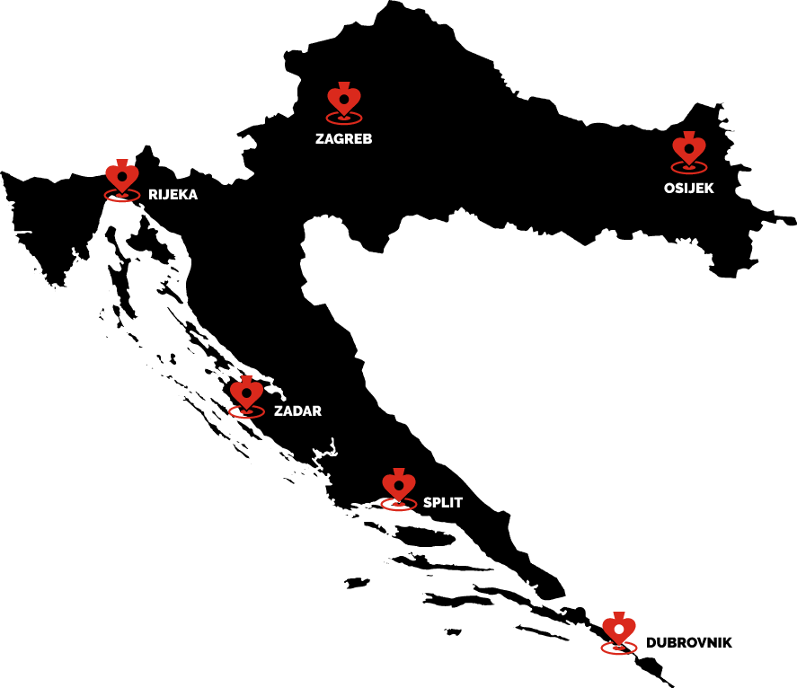 Distribution map - Pik Vrbovec